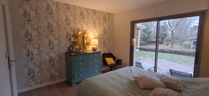 Chambre Chez L'habitant Confort Et Calme. - Belin-Béliet