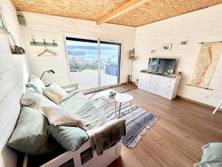 Tiny House Cosy – Vue, Calme & Nature En Bourgogne - Châteauneuf-en-Auxois