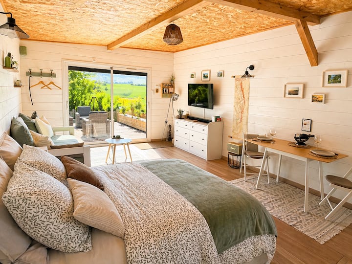 Tiny-house Cosy – Vue, Calme & Nature En Bourgogne - Chateauneuf
