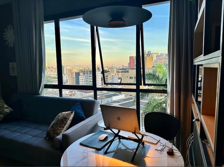 Studio Luxuoso E Moderno Em Excelente Localização - Belo Horizonte
