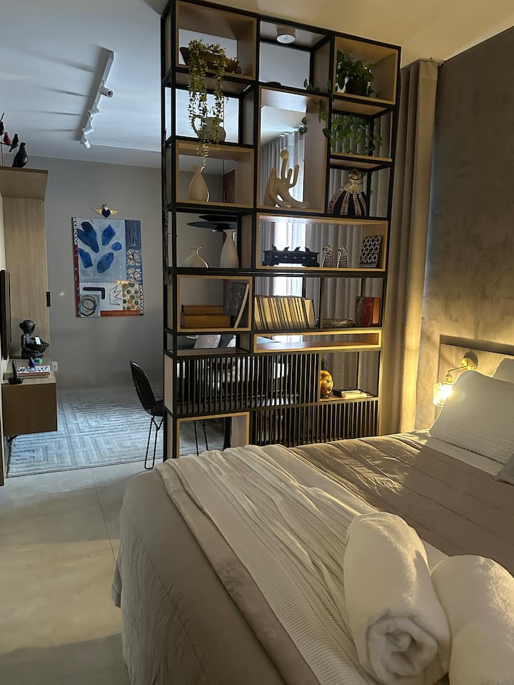 Studio Luxuoso E Moderno Em Excelente Localização - Belo Horizonte