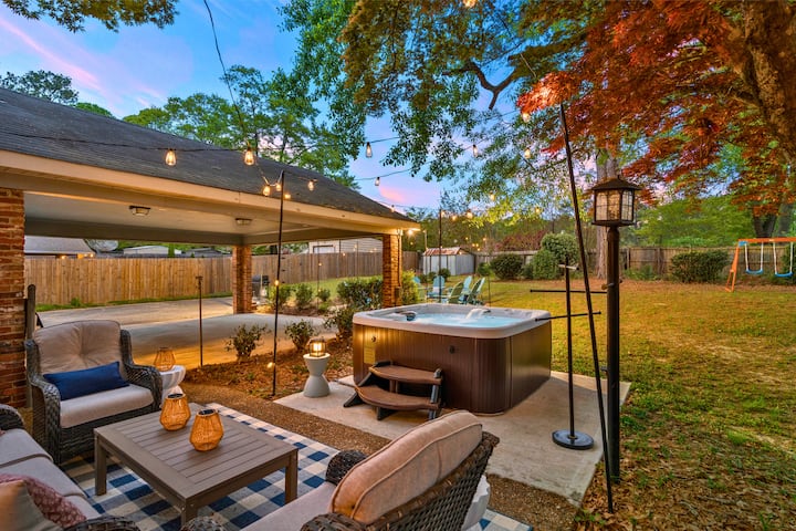 Hot Tub • Fire Pit • Game Room | Ft. Benning, Csu - Columbus, GA