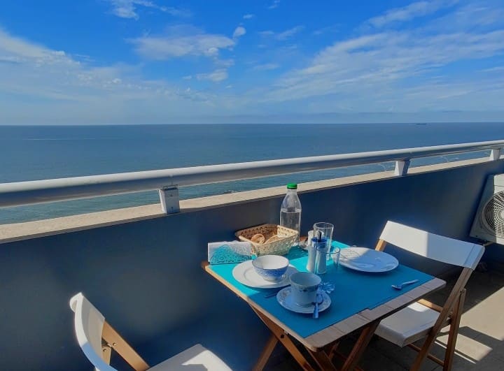 Apartamento En 9° Piso Con Amplia Vista Al Mar. - Montevideo