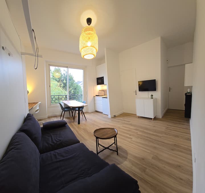 Studio Cosy & Calme – Centre – Vue Jardin - Saint-Nazaire