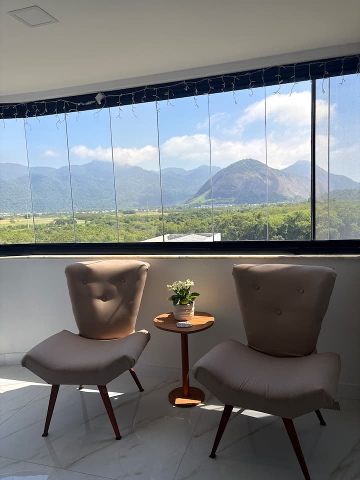 Apartamento Aconchegante Com Vista Incrível - Recreio dos Bandeirantes