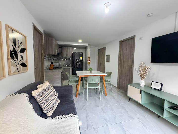 Apto Moderno 2 Hab| A/c Y Excelente Ubicación - Piedecuesta