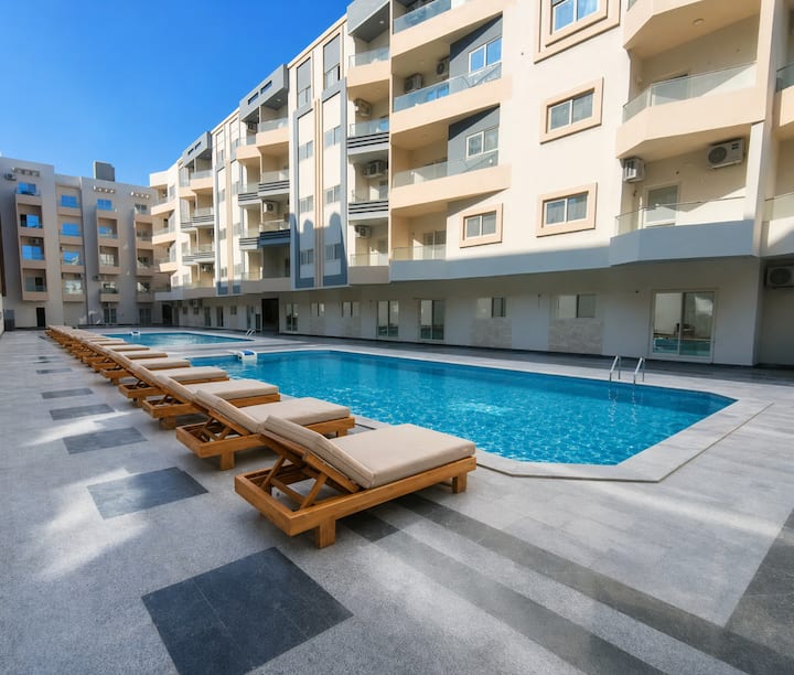 C 402/2 Zimmerwohnung In La Bella Hurghada - Égypte