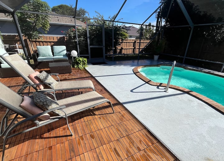 Heated Pool-new Kitchen-workspace-15 Min To Beach - Sebastian, FL