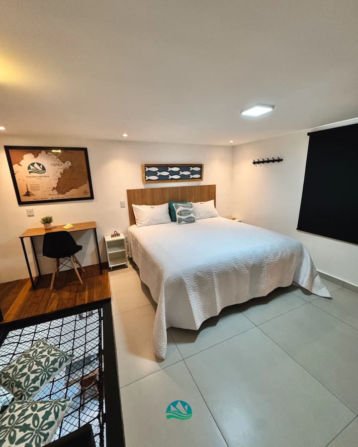 Flat A 100m Da Praia Com Cafeteria Ao Lado – Angra - Angra dos Reis