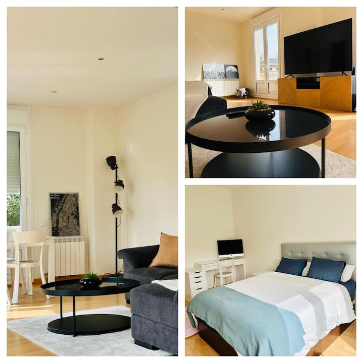 Stylish 2br Apartment W/balcony, Tv & A/c - Barcelona