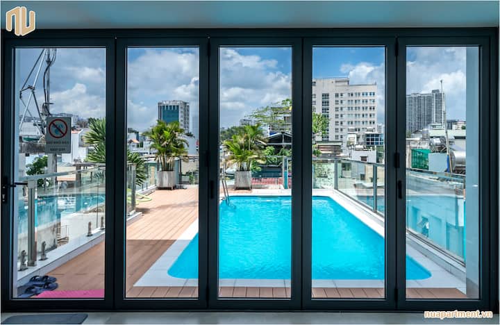 Nu Basement 2br - Infinity Pool - Central D1 - Ho Chi Minh-staden