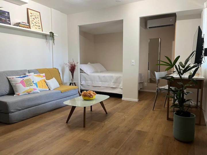 Loft Perto Da Praia Sol+ar Condicio+estacionamento - Lauro de Freitas