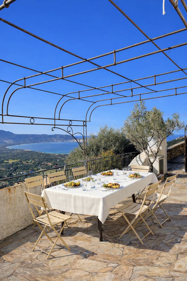 Maison De Village Vue Mer & Montagne Lumio - 10p - Calvi