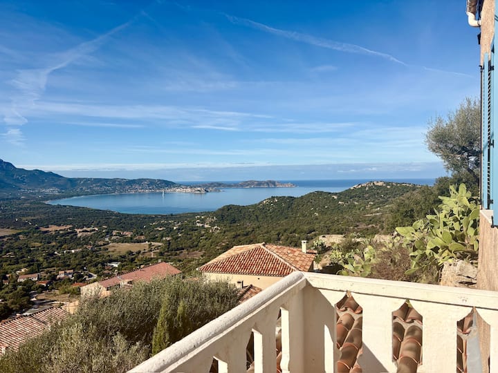 Maison De Village Vue Mer & Montagne Lumio - 10p - Lumio