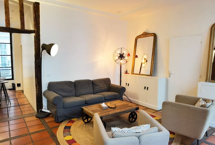 105m² Paris Home For 8 Near Le Marais/metro/3br - Paris