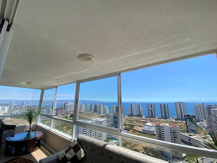 Depto Con Hermosa Vista, En Bosques De Montemar - Concón