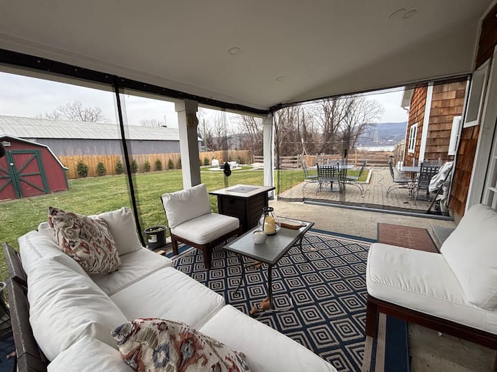 Hudson River Views | Fire Pit | Renovated 2br Home - Peekskill, NY