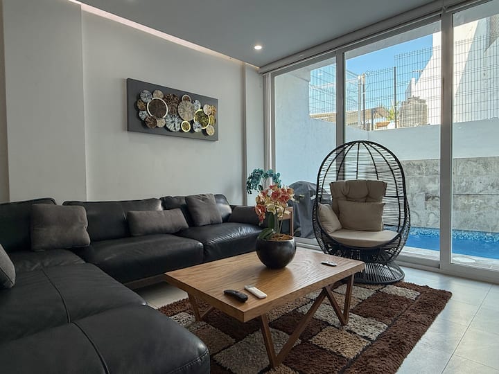 Modern Ground-floor Apartment W/ Pool & Rooftop - Puerto Vallarta