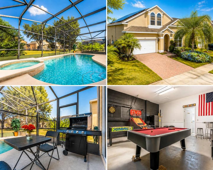 5br Family Villa W/ Private Pool Near Disney - Davenport, FL