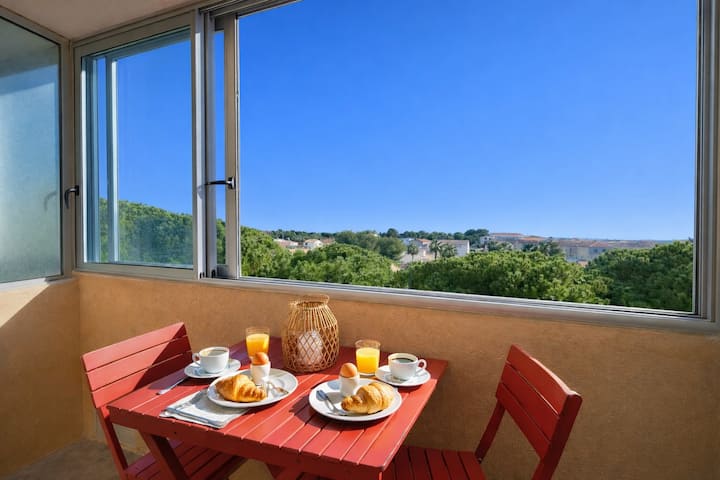 Chez Marylou - Studio Rénové Avec Vue Dégagée - Balaruc-le-Vieux