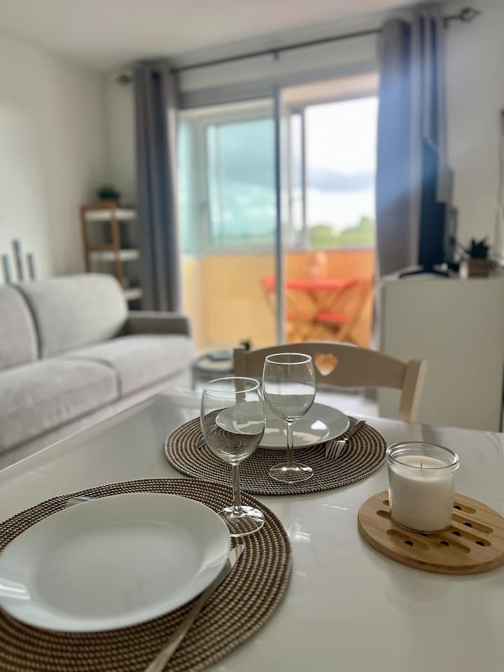 Chez Marylou - Studio Rénové Avec Vue Dégagée - Bouzigues