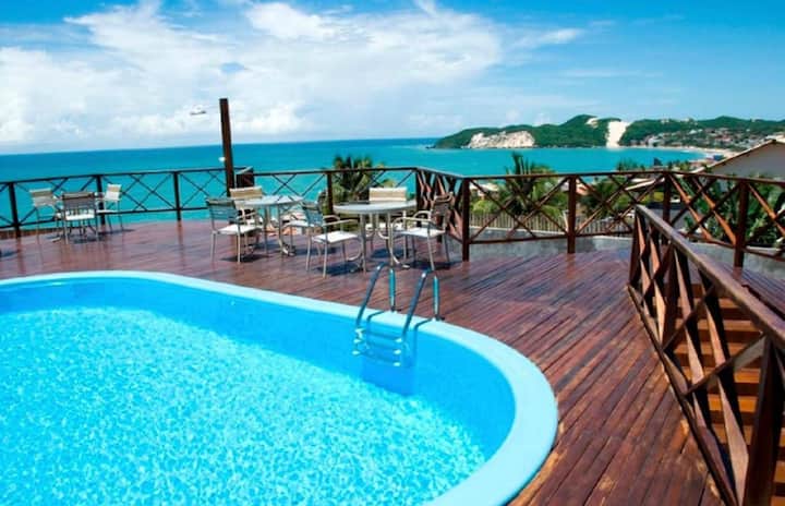 Flat Charmoso Com Vista Para O Morro Do Careca - Natal