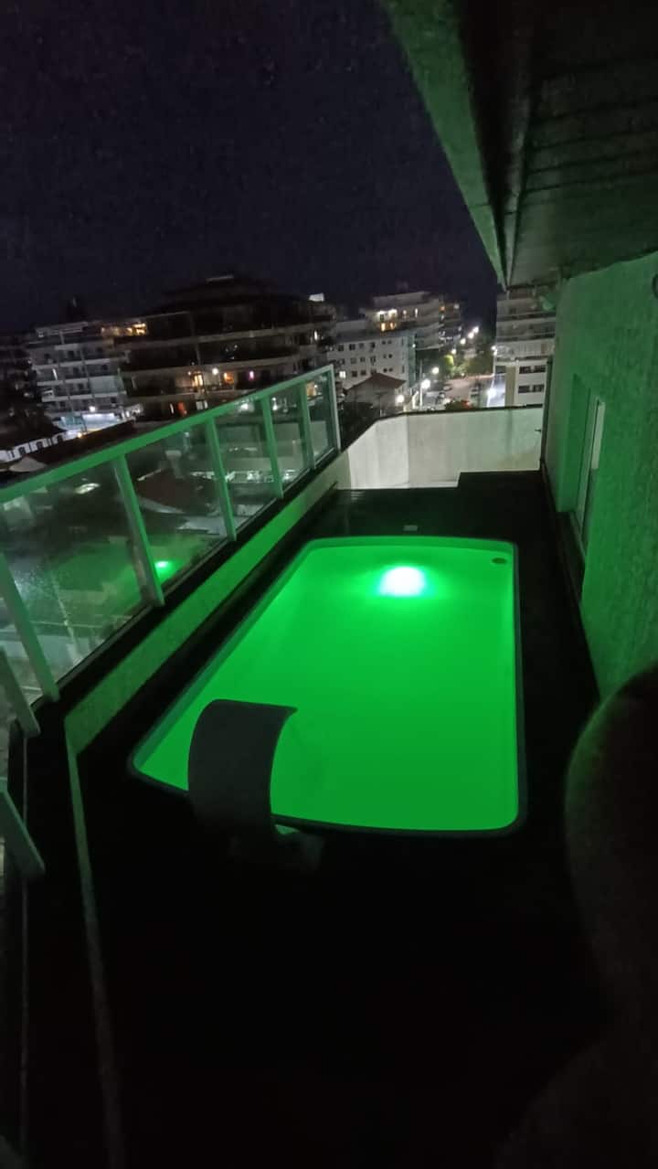 Cobertura Com Piscina Praia Das Dunas Vista Mar - Brasil