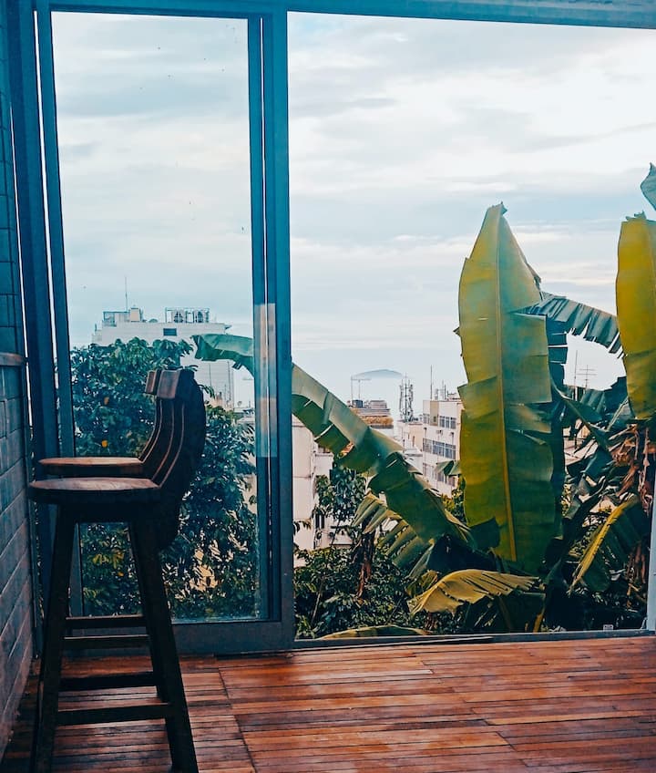 Entire House With Ocean View Of Leme/copacabana - Ipanema