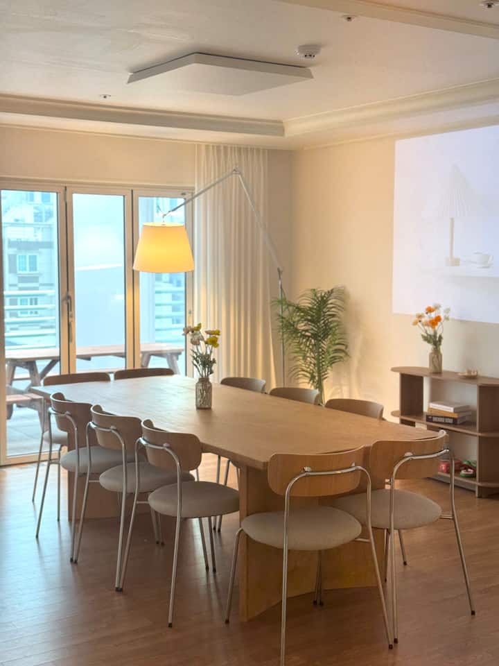 5 Min Gare Busan｜rooftop Privé Bbq｜12 - Busan