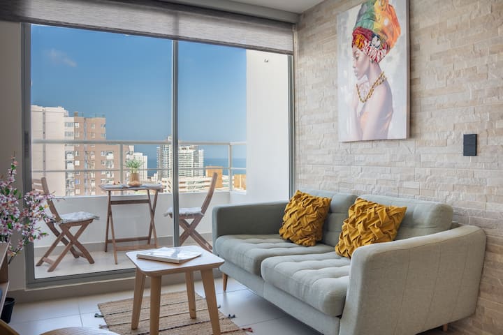 Piso 29: Moderno, Lindo, Vista Centrica Y Piscina - Cartagena