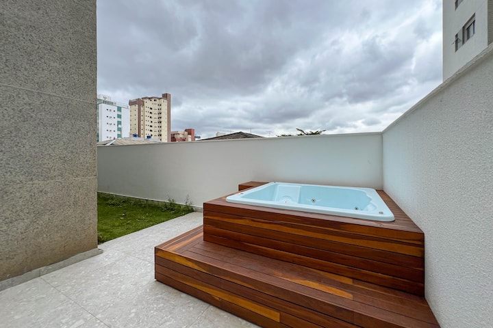 Apto De Luxo Com áRea Privativa E Jacuzzi - Belo Horizonte