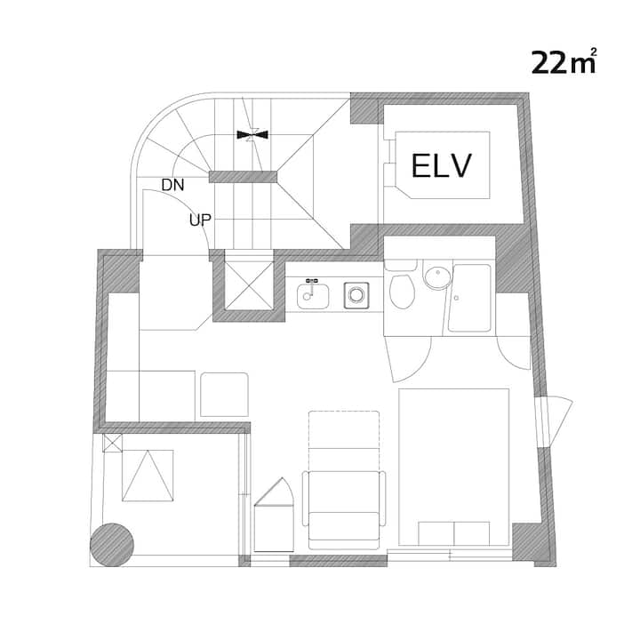 (Tk#5) Zenhomes Inn Shin-nakano #5f - Tokyo