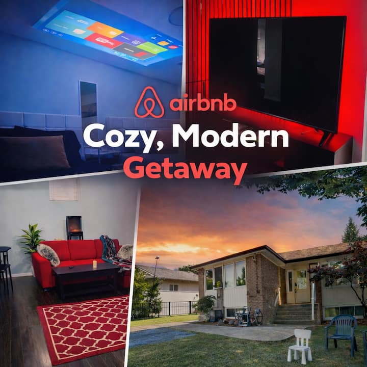 Spacious Basement, 75” Tv, Free Breakfast, Parking - Brampton