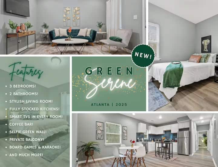 Spacious 6 Bed • 4 Bath • W/d • Near Downtown Atl - Atlanta, GA