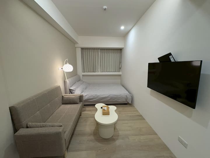 大橋頭站Mrt 1分鐘｜溫馨獨立雙人房｜近延三夜市 - Taipei