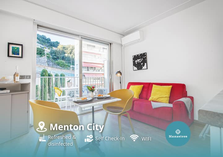 Menton Proche Plage Et Centre - Coquet Studio - Fg - Plage Hawaii - Menton