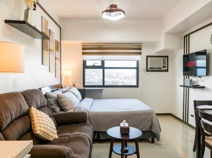 Bright Cozy Studio W/ Stunning Mountain&city View - Cebu City