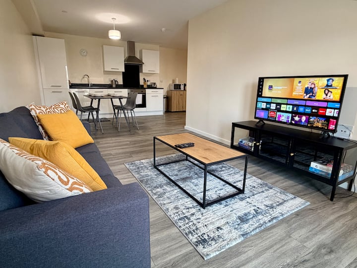 Central Stylish Flat With 2 Double Beds - Manchester