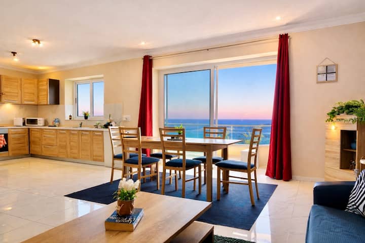 Stunning Sunrise Seaview - 3rd Floor - Qawra Bay - Malte