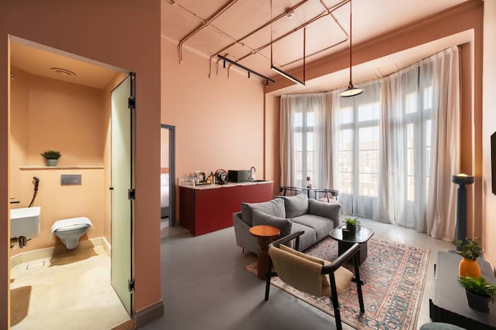 Grey L Studio Apartments Dt Cai Bidair House - El Cairo