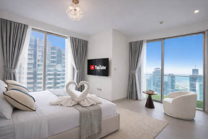 Panorama High Floor • 2br • Skyscraper & Sea Views - Dubai
