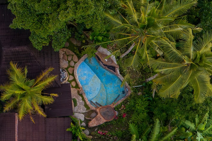 Hidden Artsy Gem: Jungle Pool & Car Bath - Bali