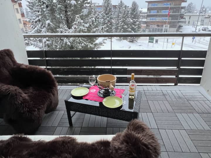 Studio In Toplage Mit Spektakulärer Aussicht - Arosa