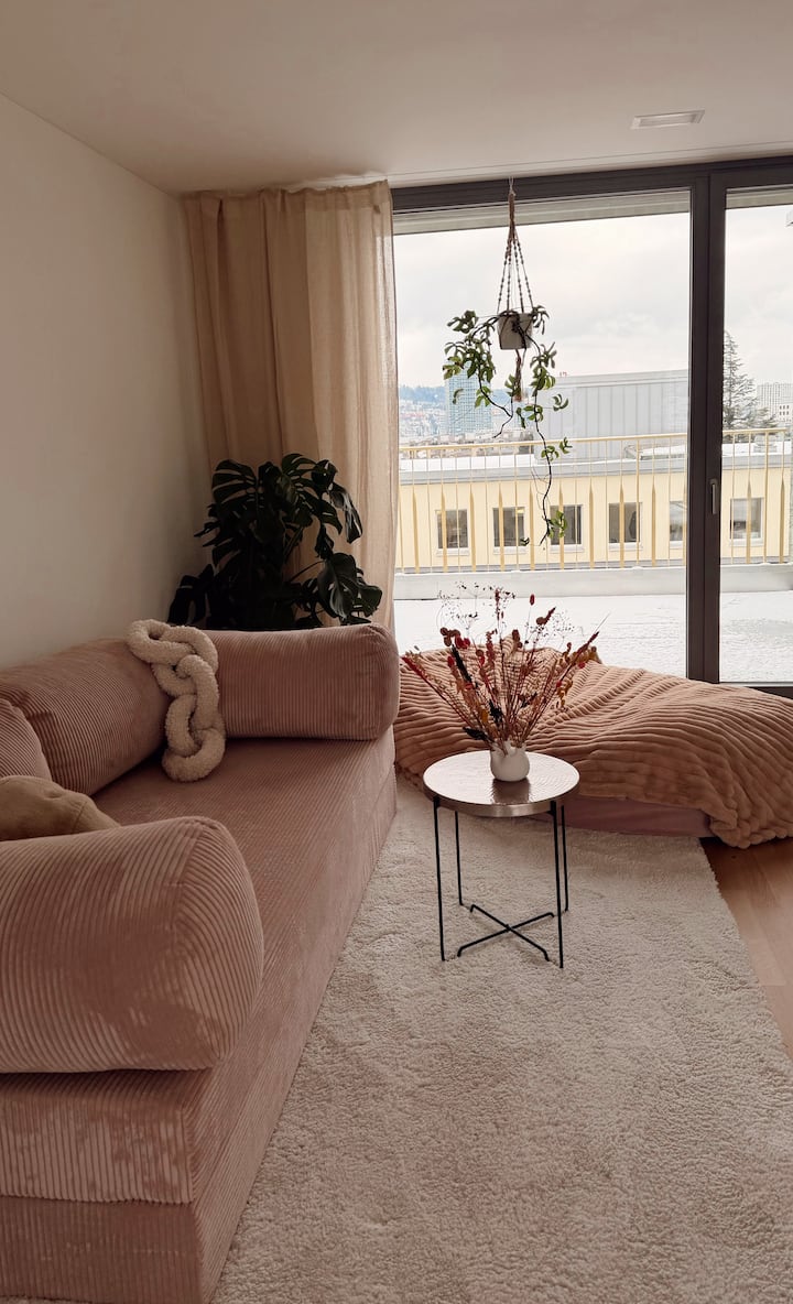 Top-floor City Flat | Sunrise & Sunset Views - Zurich
