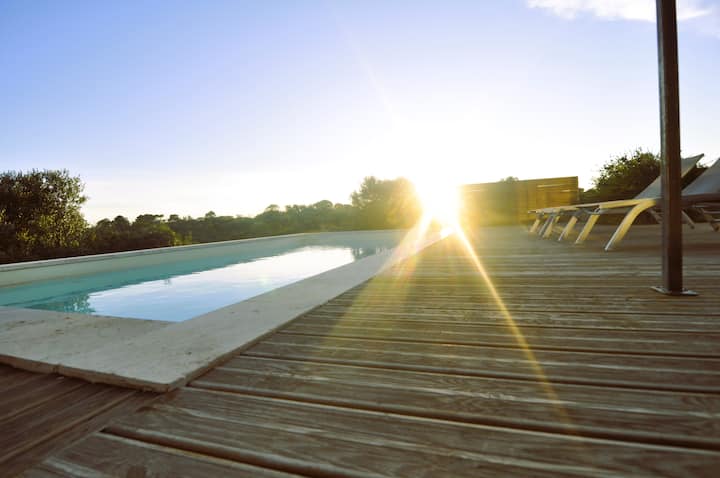 Maison Perchée Au Cœur Du Maquis Corse - Figari
