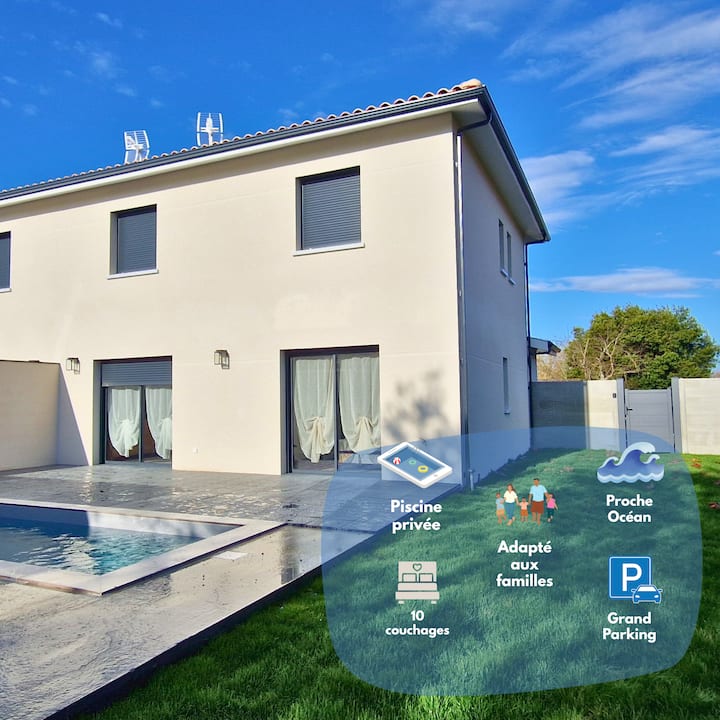 La Soulacaise Premium -Villa Familiale - Piscine - Soulac-sur-Mer