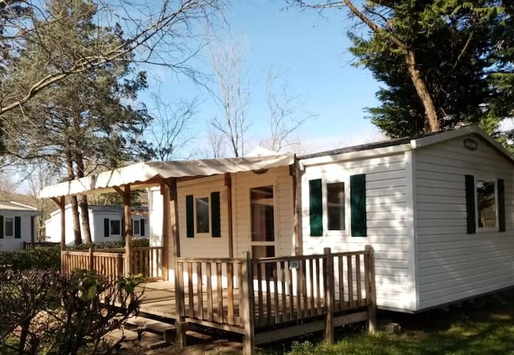 Mobil Home Tv Clim | Bord De Rivière | Parc Aqua - Balazuc