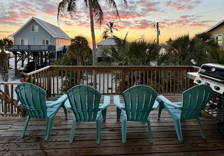 Zen Oasis: Toes In The Sand Ocean View Beach House - Manasota Key, FL