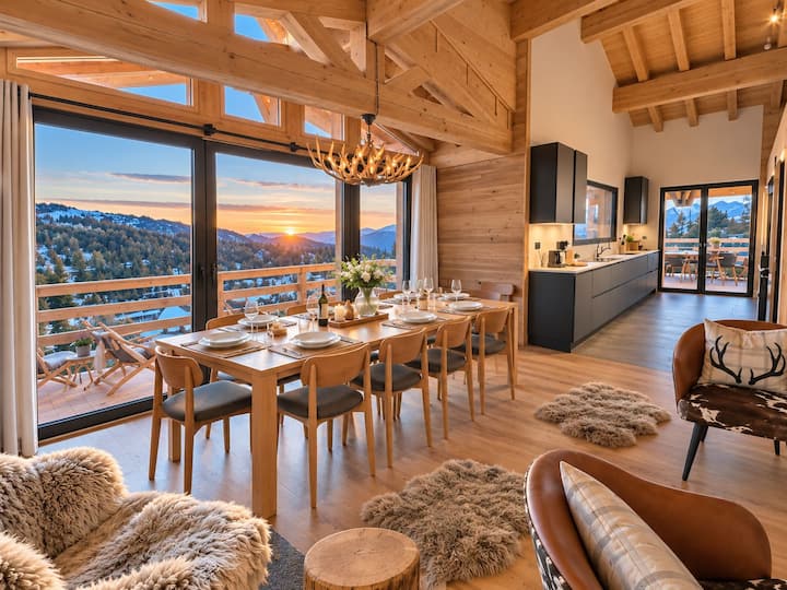 Chalet Luxe Valberg Centre: Sauna, Jacuzzi, Gym - Roubion