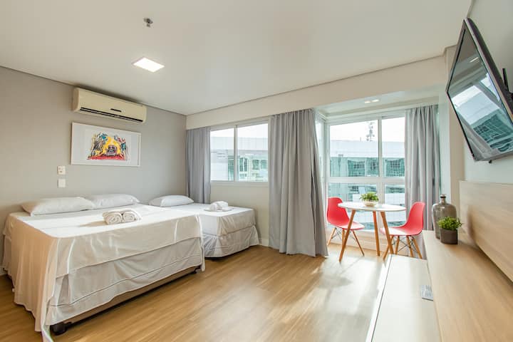 Flat Belíssimo Com Conforto E Praticidade - Brasilia